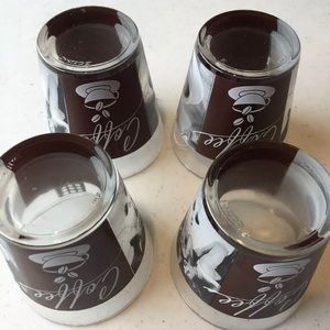 Cerve | Dining | 4 Coffee Glass Tumblers By Circle Ware Cerve Italy ...